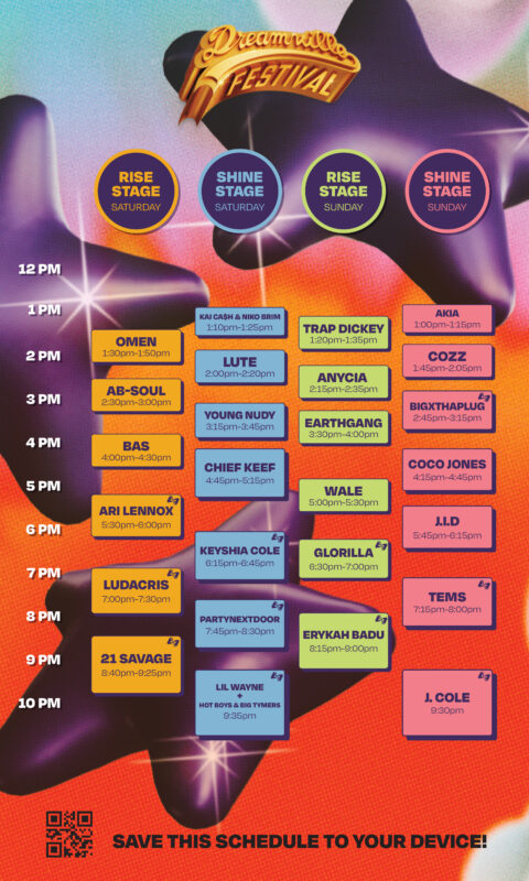 Dreamville Fest - Set Times
