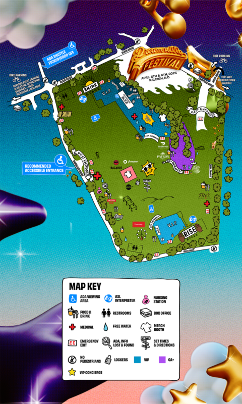 Dreamville Fest - Map